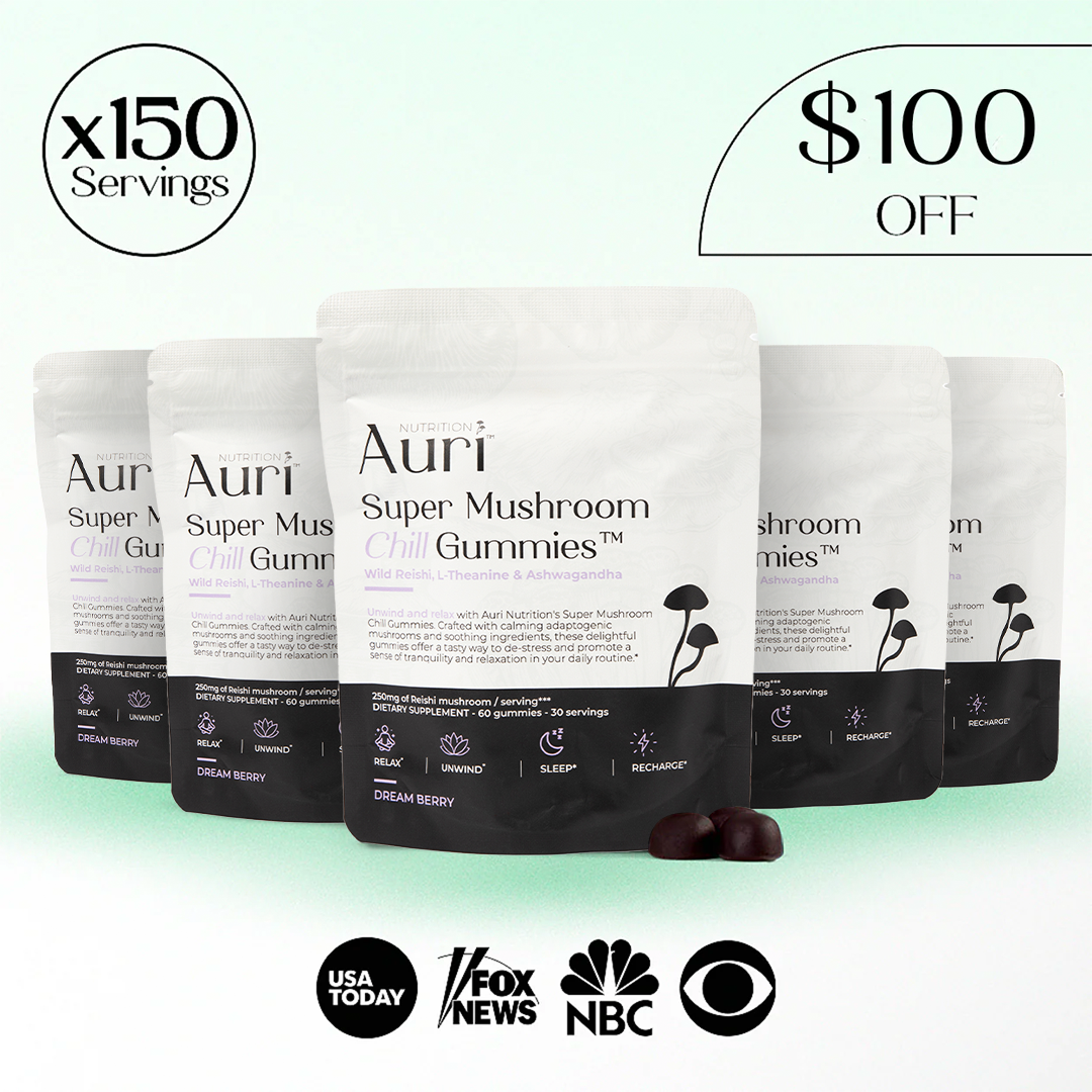 Super Mushroom Chill Gummies™ – Auri Nutrition