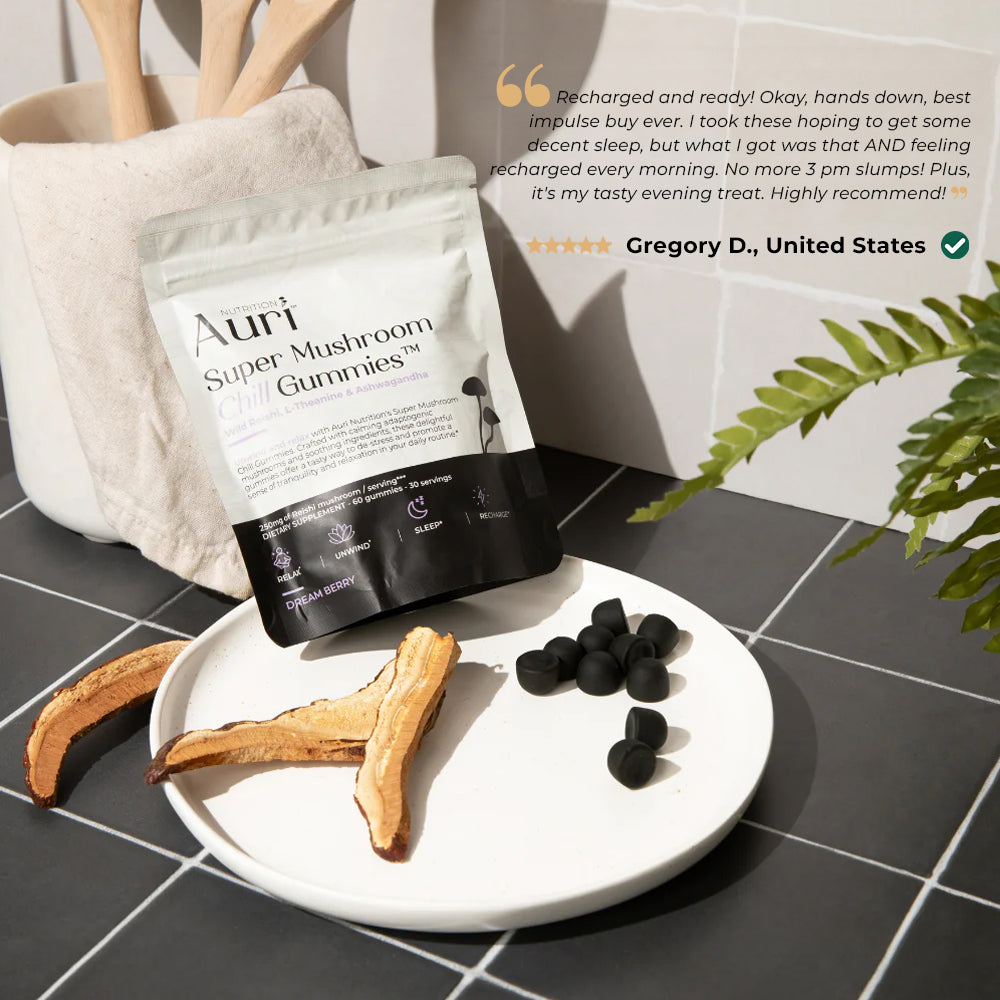 Super Mushroom Chill Gummies® – Auri Nutrition